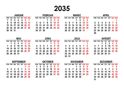 Koledar 2025 po mesecih – koledar.su